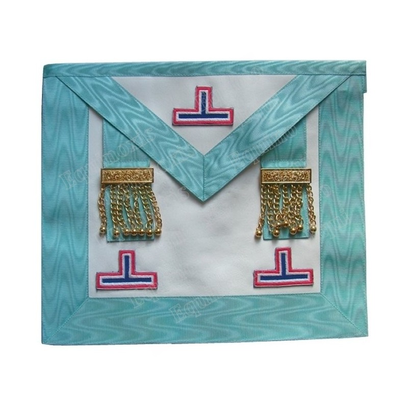 Masonic apron (leather) – Craft Français – Worshipful Master